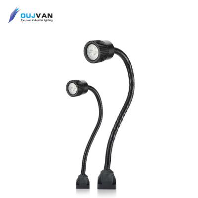 China 220 Volt Gooseneck Work Lamp 6500K Magnetic Gooseneck LED Light IP67 Rating for sale