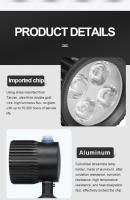 China Adjustable Gooseneck Work Lamp Portable Short Arm LED Machine Work Light for sale