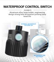 China Customized LED Machine Tool Light 24V 220V Flexible Arm Work Light Temperature Resistance for sale