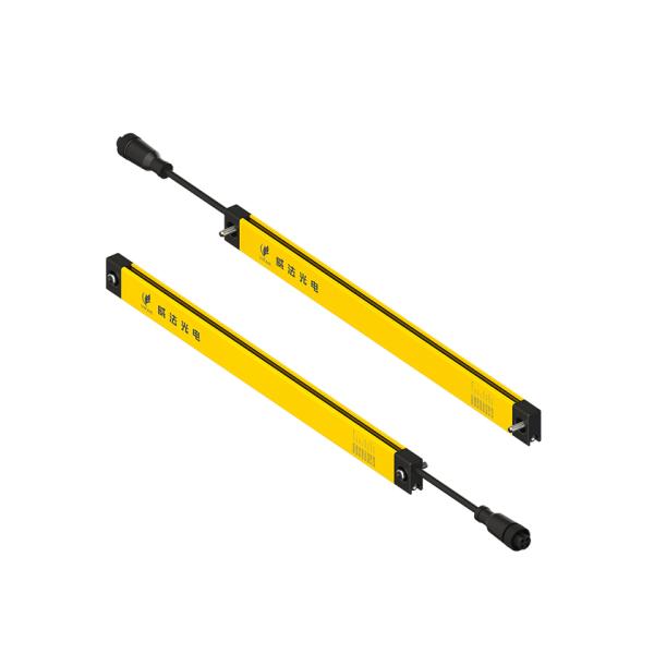 Quality Ultra Thin Safety Light Curtain NPN NC Output 0-3m Sensor Range Light Curtain Sensor For Machine for sale