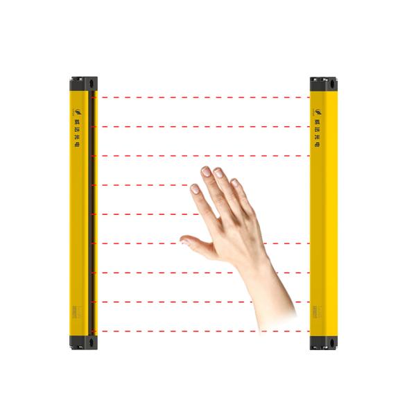 Quality 8 Points PNP Safety Light Curtain Electronic Grating Photo Switch Protector for sale