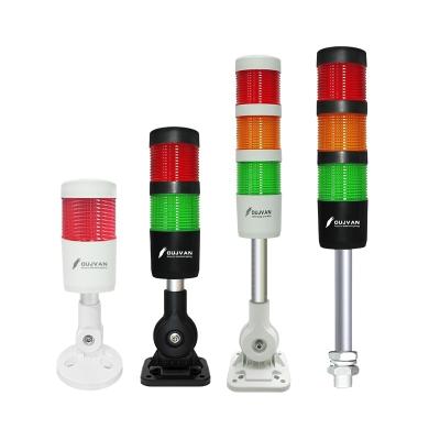 China 2835 Light Source Tower Stack Lights Multilayer Signal Warning RYG With 95dB Buzzer IP54 for sale