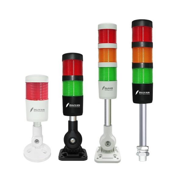 Quality 2835 Light Source Tower Stack Lights Multilayer Signal Warning RYG With 95dB Buzzer IP54 for sale