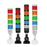 China 2835 Light Source Tower Stack Lights Multilayer Signal Warning RYG With 95dB Buzzer IP54 for sale