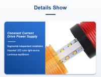 China 2835 Light Source Tower Stack Lights Multilayer Signal Warning RYG With 95dB Buzzer IP54 for sale