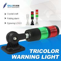 China Q1 Series Multi-Layer LED Signal Tower Light with Foldable Base & >95dB Buzzer for CNC Machine Tools for sale