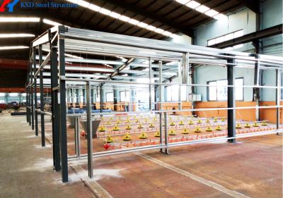 China Convenient Assembly Automatic Chicken Feeder System , Broiler  Chicken Drinking System for sale