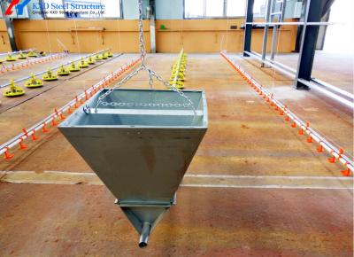 China Convenient Assembly Automatic Chicken Feeder System , Broiler  Chicken Drinking System for sale