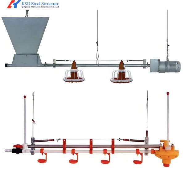 Quality Automatic Broiler Feeders And Drinkers , Plastic Broiler Farm Equipment for sale