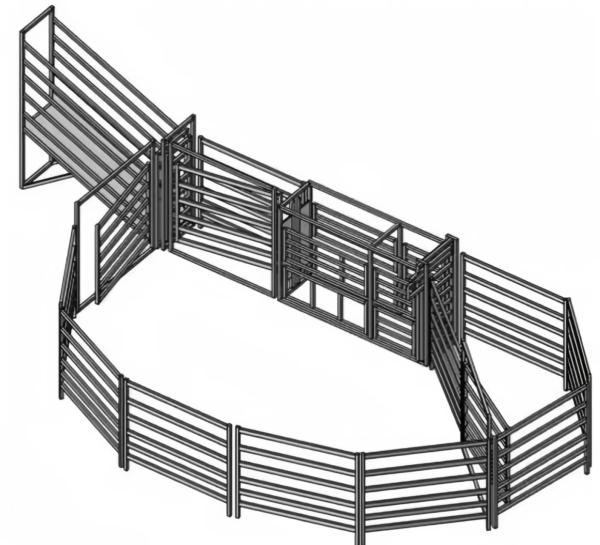 Quality Livestock Horse Yard Panel Galvanized Portable Horse Corral Panels for sale