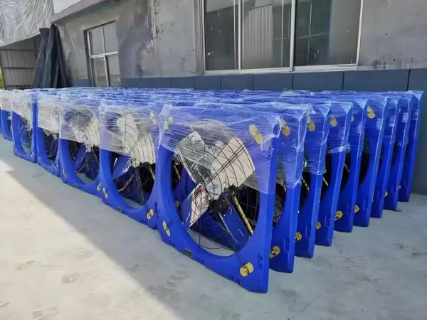 Quality Steel Frame Cattle Sheds Dairy Cow House Hanging Type Exhaust Cooling Fan for sale