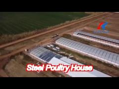 modular quick-assembly windproof waterproof low-maintenance steel poultry house and livestock steel