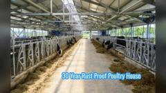 Durable Hot Dip Galvanized Steel Poultry House Solutions
