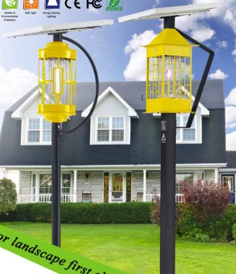China Human infrared-aluminum Alloy , Solar Power  Outdoor Insect killer light for sale