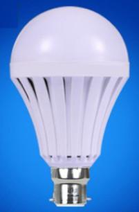 China 9W AC power built in Li battery PP material Emergency bulb LED Rechargeable Bulb for sale