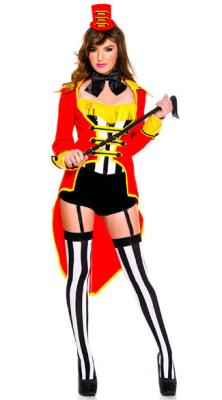 China Circus Costumes Wholesale Radiant Ringmaster Costume for Halloween Party Carnival for sale