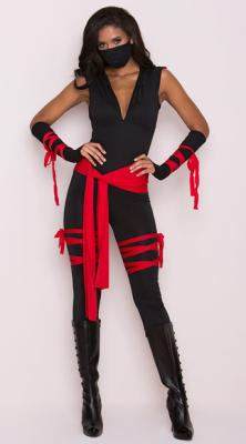 China Character Costumes Wholesale Deadly Ninja Costume for Halloween Party Carnival for sale
