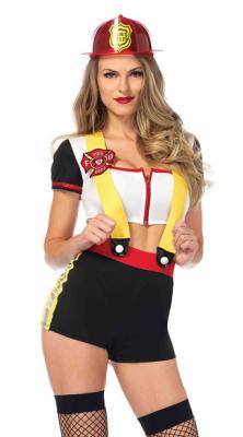 China Firefighter Costumes Wholesale Code Red Cutie Costume for Party Halloween for sale