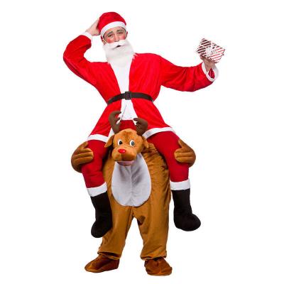 China Christmas Ride On Deer Adult Animal Costumes For Halloween Party for sale
