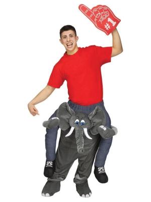 China Adult Ride an Elephant Costume Carry Me Mascot Fancy Dress for Party for sale