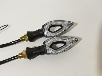 China CD-111 LED Turn Signal Indicators Light Hollow diamond Indicator Lamp for Motorcycle for sale