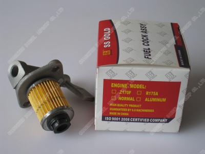Cina Filtro del carburante materiale di alluminio dalle componenti del motore diesel del Assy del gallo del combustibile di Z170F R175A in vendita
