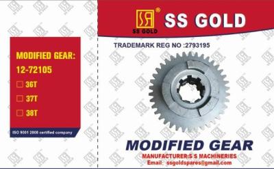 Cina L'ingranaggio modificato 12-72105 36 innesta 37 il modello della nitrurazione GN12 dell'ingranaggio dell'ingranaggio 38 in vendita