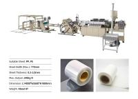 Quality PP PS Single Screw Plastic Sheet Extruder 110mm Diameter Fully Automatic for sale