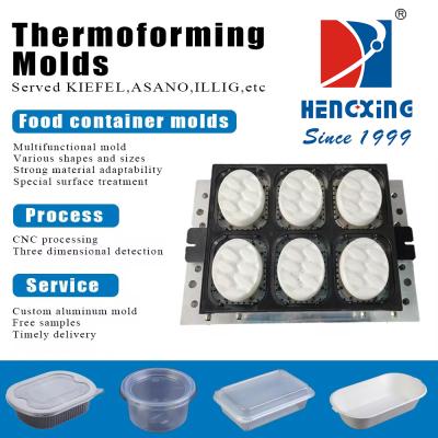 China Thermoforming  Mold Positive And Negative Pressure Mold Lunch Box Molds for sale