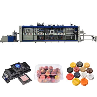 China Multi Station Pressure Thermoforming Machine With Automatic Mold Locking for sale