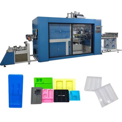 China 420-760mm Width Pressure Plastic Thermoforming Equipment Touch Screen Operation for sale