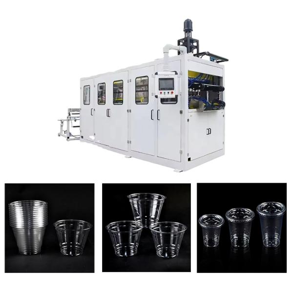 Quality 50KW Plastic Cup Making Machine Adjustable Parameters For Multiple Materials for sale