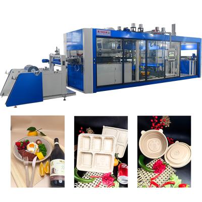 Cina Macchina per termoformatura a pressione HX-6175 per alta produzione di materiale PP, efficienza di produzione 10-35 stampi/min in vendita