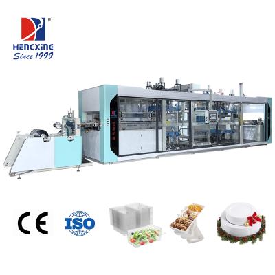 China Ceramic Heating Pressure Thermoforming Machine Automatic PVC PP Vacuum Forming Machine For Electronic Component Trays & IC Tubes for sale