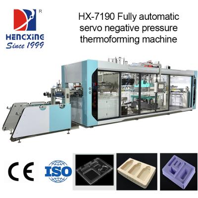 China Automatic PP PET PVC Vacuum Forming Machine for Disposable Food Containers & Clamshell Packaging for sale
