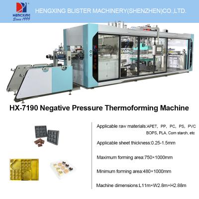China Automatic Plastic Thermoforming Machine for Degradable Food Boxes Energy Efficient Thermoforming Machine for Eco Packaging Solutions for sale