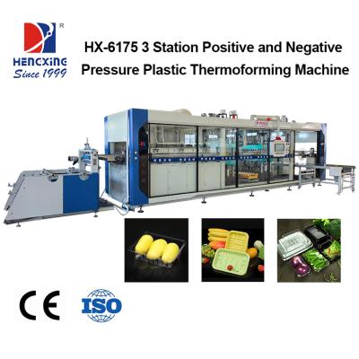 China Automatic Thermoforming Machine for PP/PET/PS/PVC Sheets - Square Food Containers & Rectangular Takeaway Boxes for sale