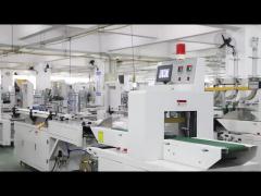 Plastic cup counting and packaging machine