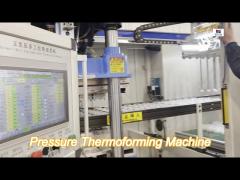 positive and negative plastic forming machine multi station high speed thermoforming
