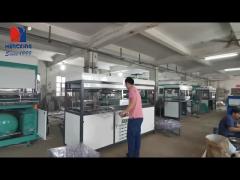 double station vacuum forming machine