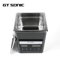 China 2L Digital Lab Ultrasonic Cleaner Square Shape Titanium Black Mirror for sale