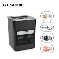 China 2L Digital Lab Ultrasonic Cleaner Square Shape Titanium Black Mirror for sale