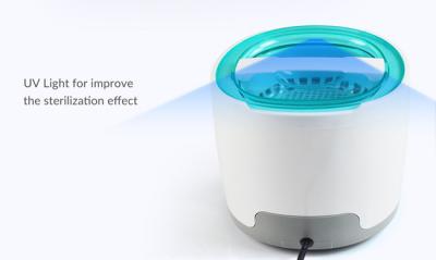 Cina Pulitore ultrasonico di piccola dimensione 35W Sonic Denture Cleaner di luce UV in vendita