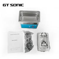 China Benchtop Type Small Ultrasonic Cleaner Mechanical Control Ceramic Heaters for sale