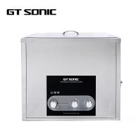 China 800w Heating Power Industrial Ultrasonic Cleaner 36L Sonicator Grime Cleaning Degrease for sale
