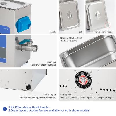 China 400W aqueceu o líquido de limpeza ultrassônico ultrassônico da arruela 30L das peças 40KHz à venda