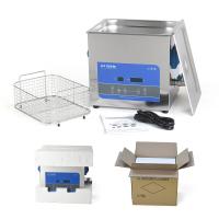 China Stainless Steel Ultrasonic Vegetables Cleaner 200w Sonic Cavitation Machine With Knobs for sale
