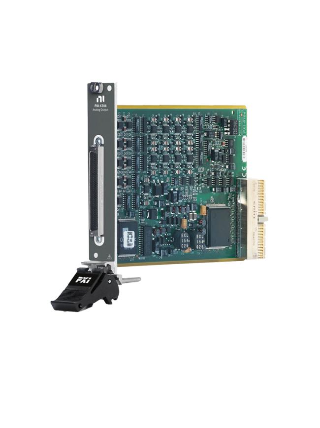 NI PXI-6704 Analog Output Module front view