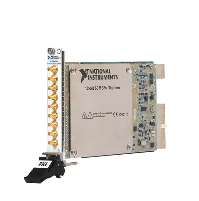 NI PXI 5105 Oscilloscope rear panel