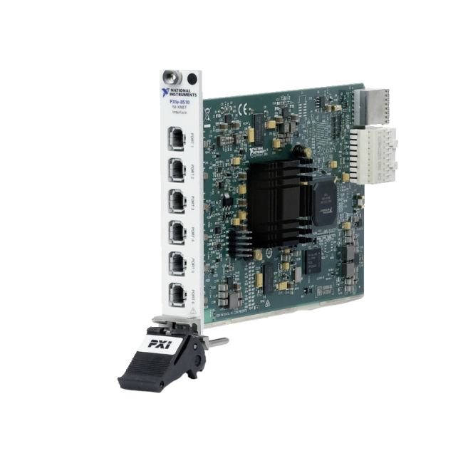 PXIe 8510 interface module side view